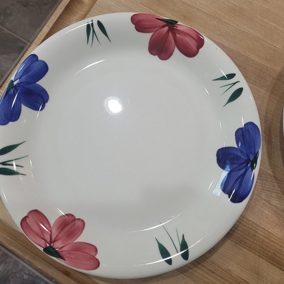 Furio | Dining | Two Furio Stoneware Dinner Plates Made In Italy Floral ...